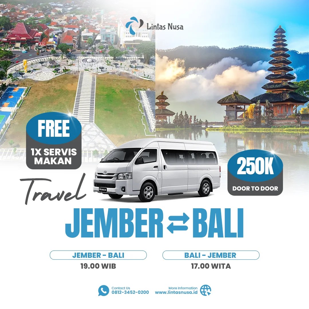 Travel Jember Denpasar | Travel Jember Bali • Lintas Nusa